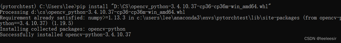 Anaconda中安装opencv-python_anaconda安装opencv-python-CSDN博客