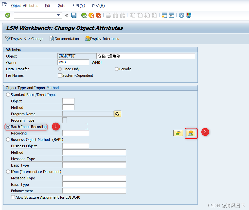 9.1 LSMW程序创建操作手册 第1 2步_sap lsmw操作手册-CSDN博客