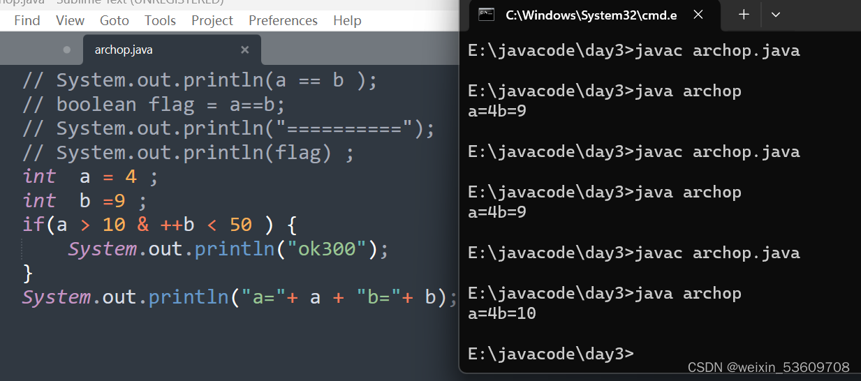 java day3_y++!=1先自增再判断还是先判断再自增-CSDN博客