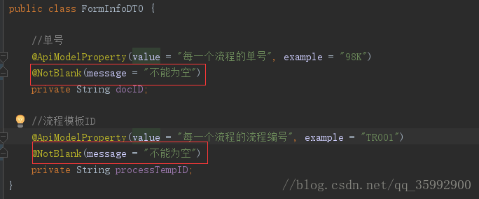 srpingboot整合了@Validated、@NotBlank、@NotNull、@NotEmpty的使用_dto notnull-CSDN博客