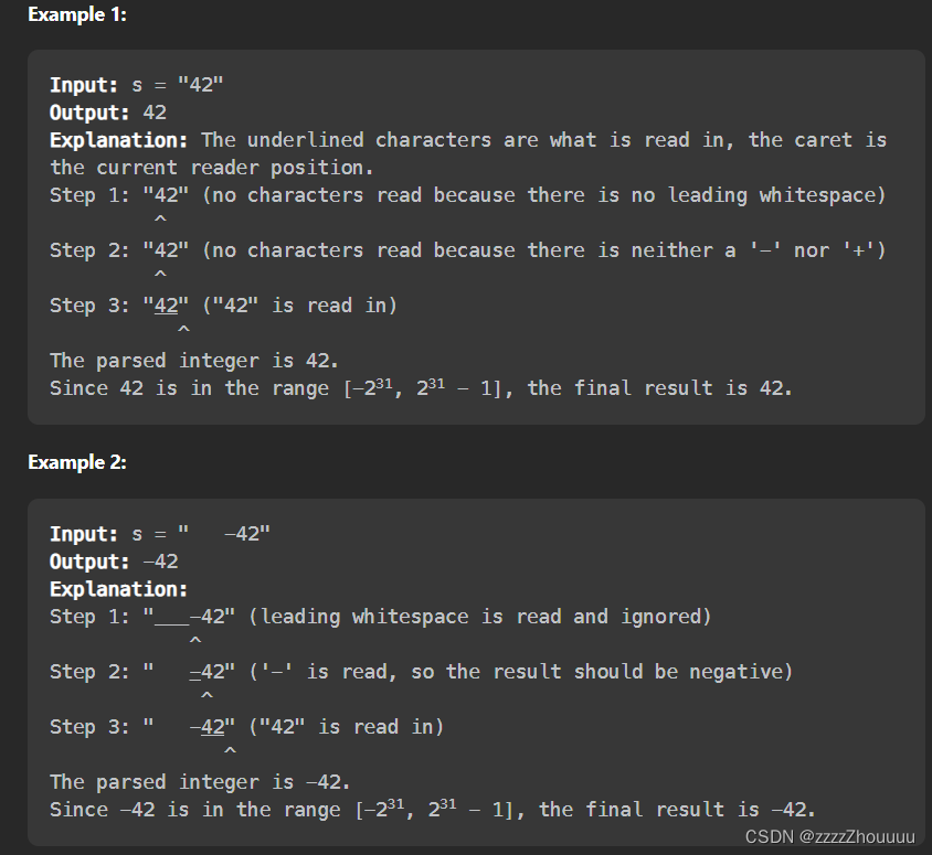 Leetcode 8 String To Integer Atoi Cc 231 232 Csdn博客 0439