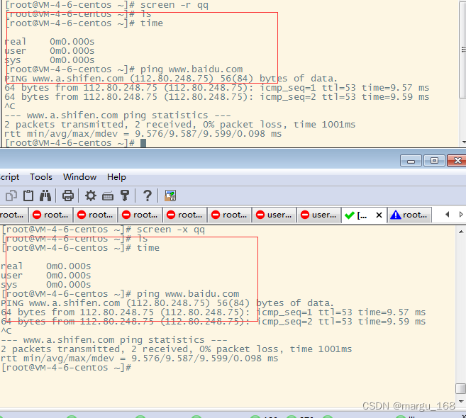【日常积累】Linux之screen命令使用_xshell screen-CSDN博客