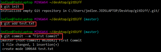git diff的对比对象的争议？实际代码测试+详细解释_eclipse中diff功能不准-CSDN博客