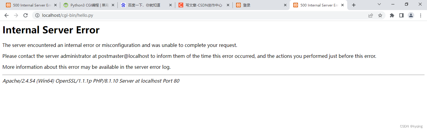 Xampp配置python Cgi环境之关键点xampp可以配置python吗 Csdn博客