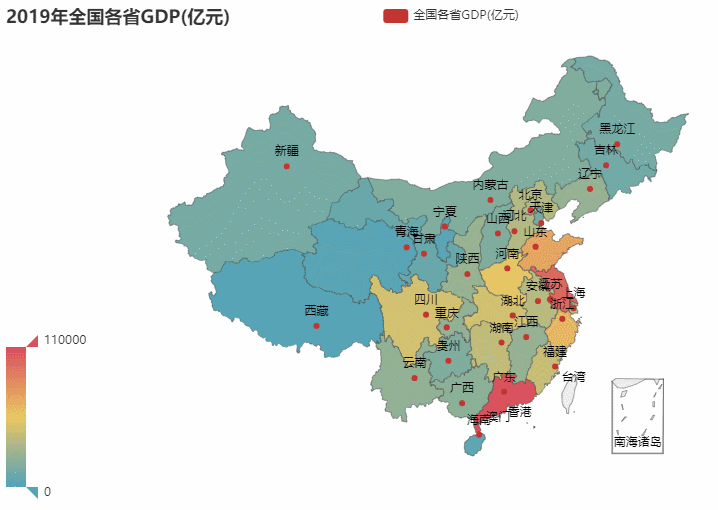 可视化 | Python精美地图动态展示近20年全国各省市GDP-CSDN博客