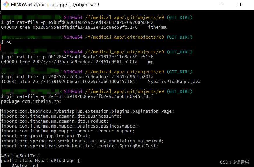 使用git恢复本地丢失的代码（Java）_项目被删了,本地git仓库怎么恢复代码-CSDN博客
