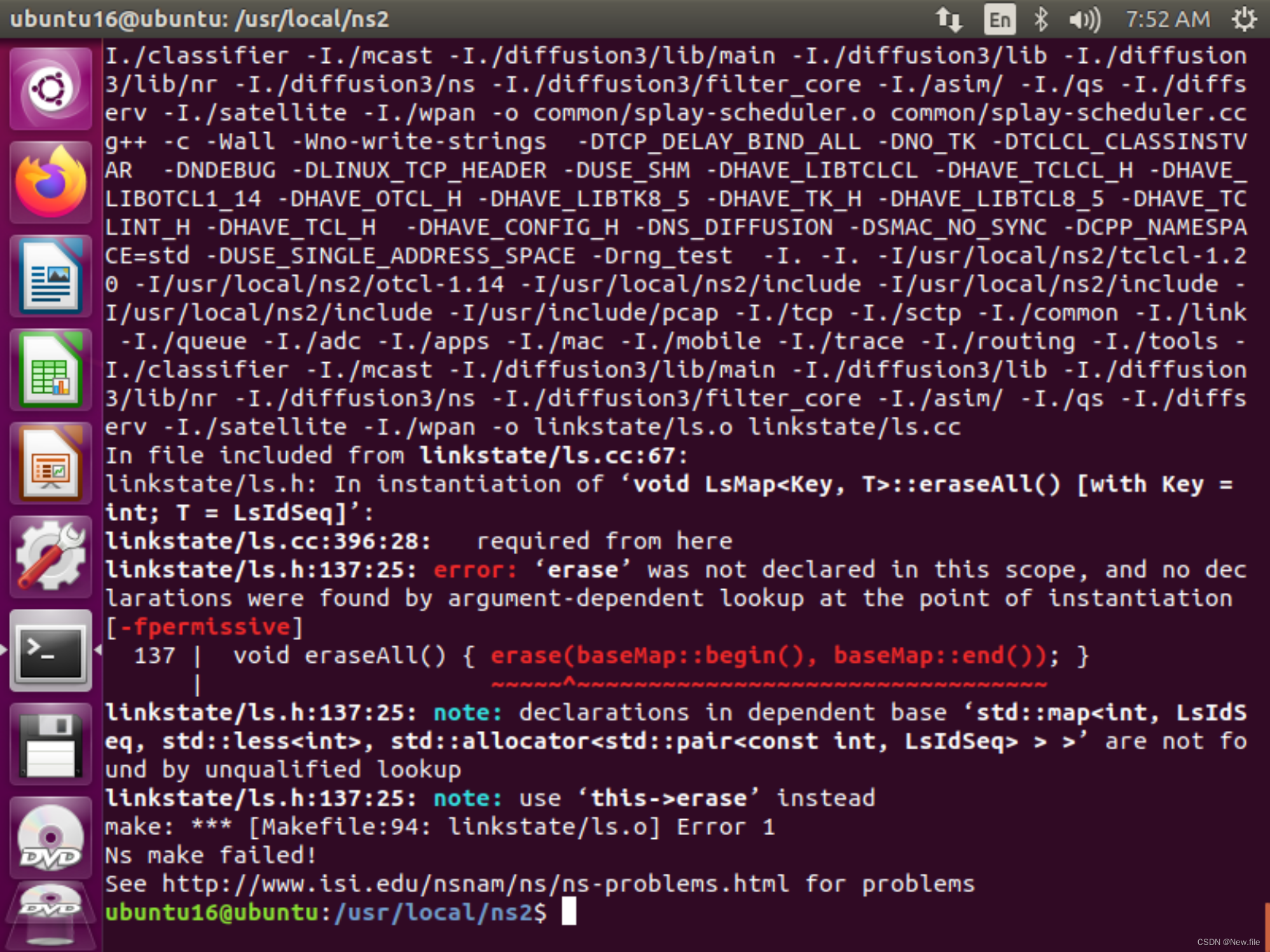 ubuntu安装ns2_ns2安装-CSDN博客