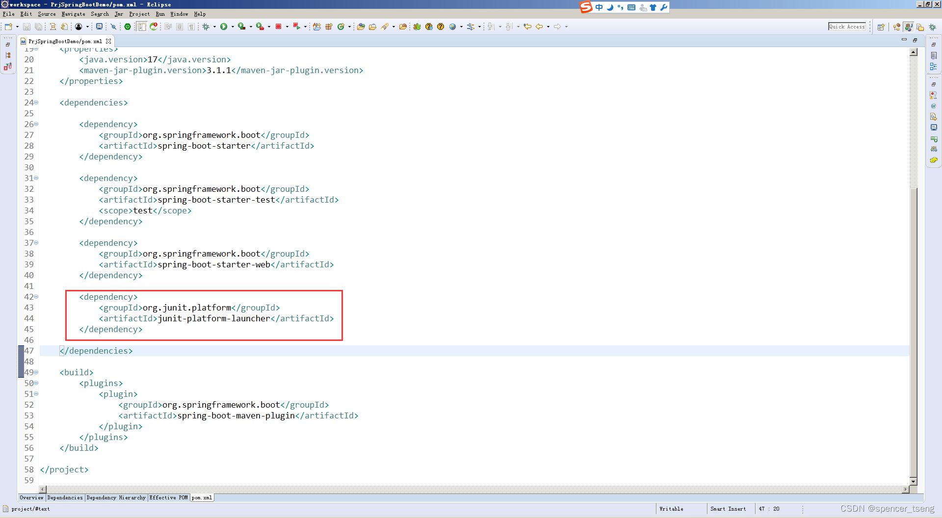 java.lang.ClassNotFoundException: org.junit.platform.launcher.core.LauncherFactory-CSDN博客