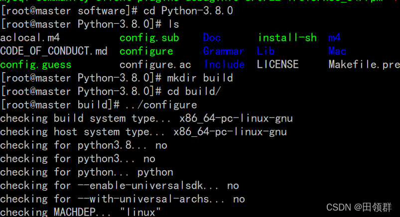 LINUX These critical programs are missing or too old: compiler python ...