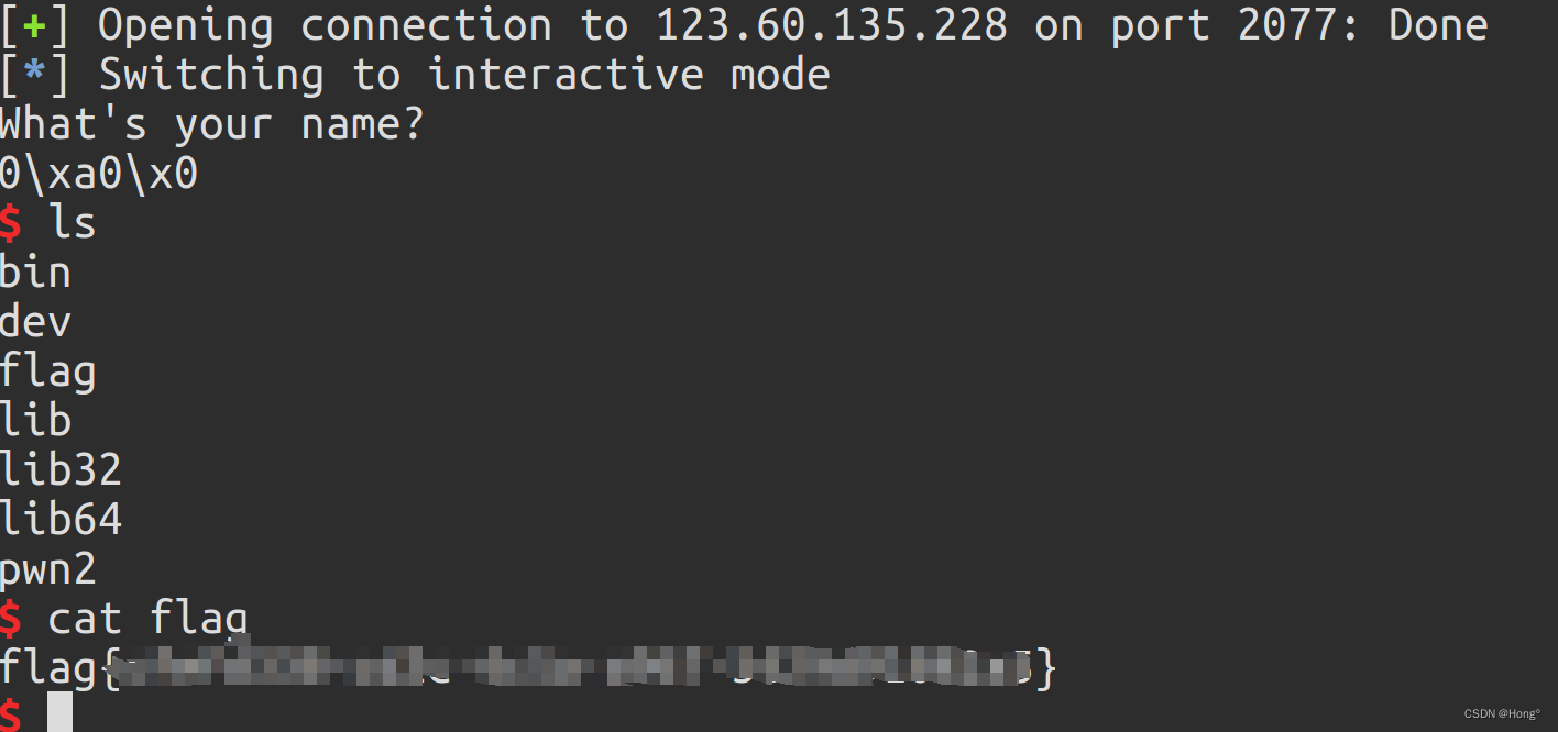 【polarctf】 Pwntestformatpolarctf靶场 Pwn简单 Csdn博客 