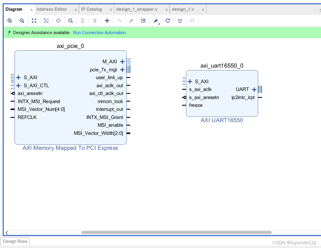 AXI Memory Mapped To PCI Express IP 核设计实例_axi memory mapped to pci express (pcie) 有例程吗-CSDN博客