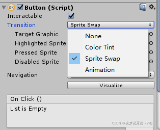 【Unity】Button基础-按钮更换图片样式_u3d 自定义按钮图片-CSDN博客