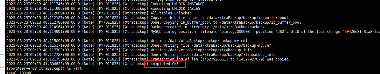 XtraBackup对Mysql数据热备份_[error] [my-011825] [xtrabackup] failed to execute-CSDN博客