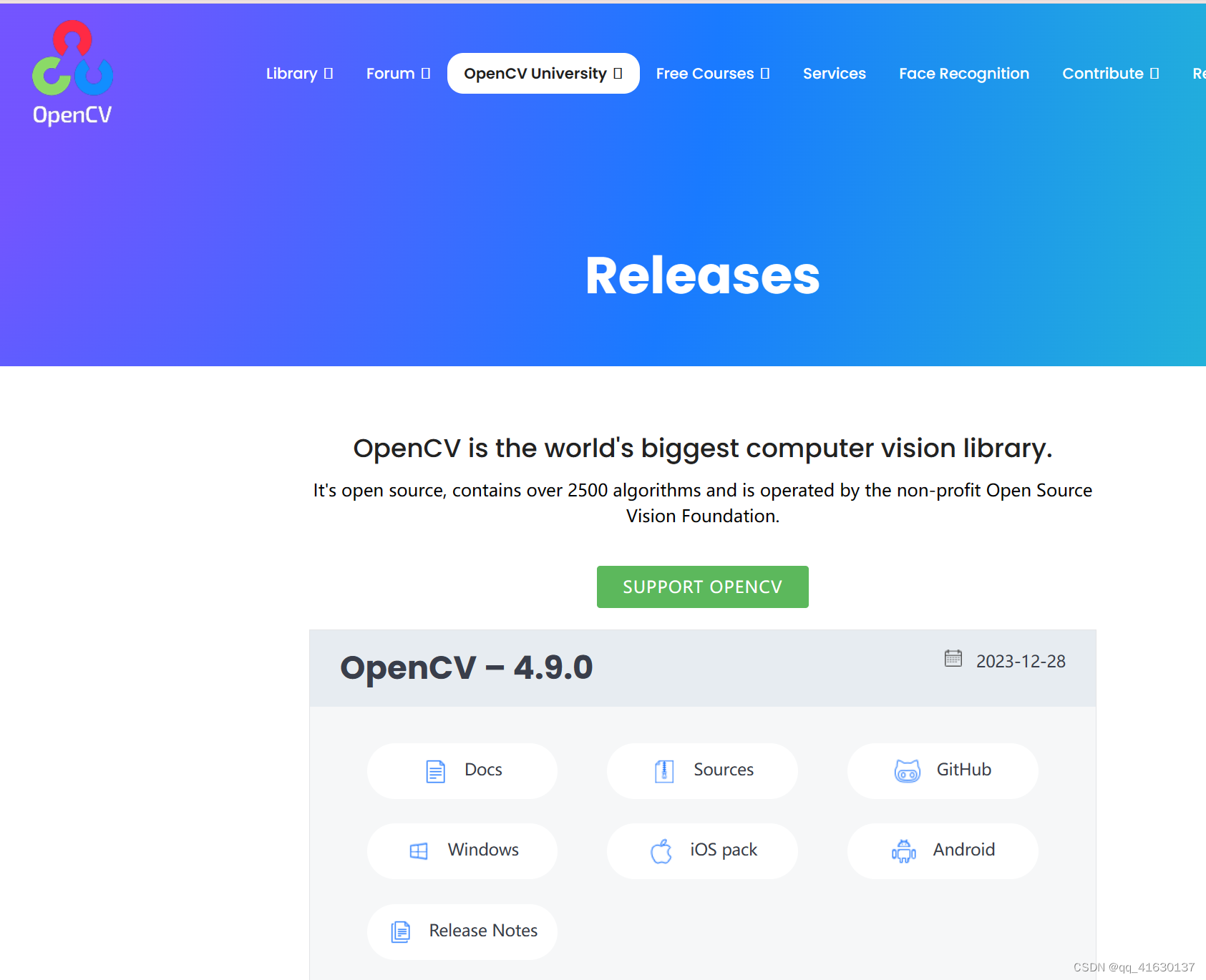 opencv安装并查看已安装版本_opencv_qq_41630137-2048 AI社区
