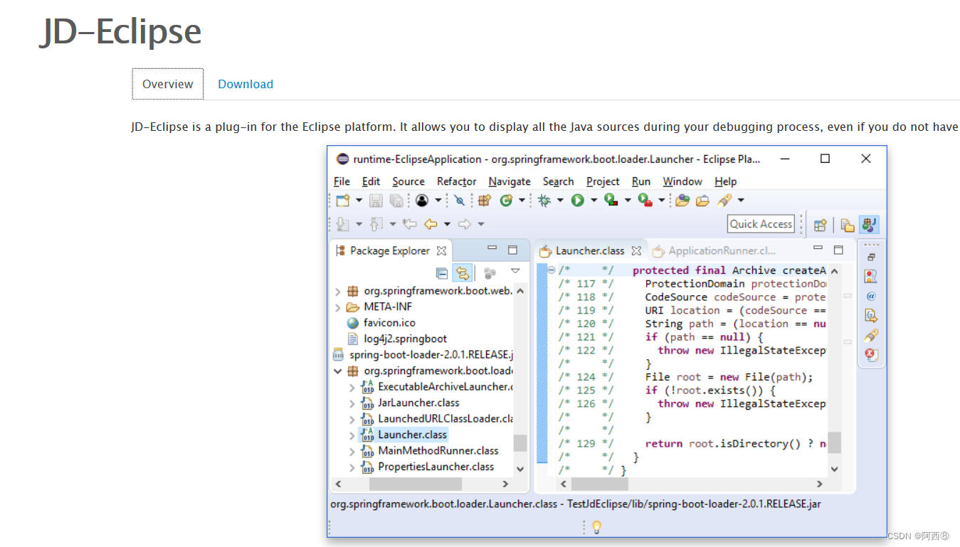 eclipse中查看jar编译后的代码，jd-gui查看高版本代码_jd-gui eclipse-CSDN博客