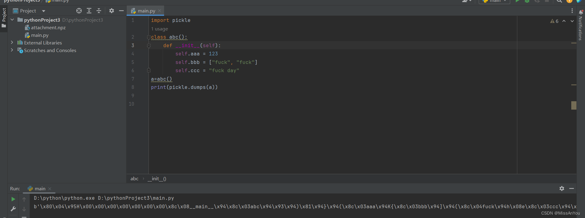 Python pickle反序列化_pickle反序列化攻击-CSDN博客