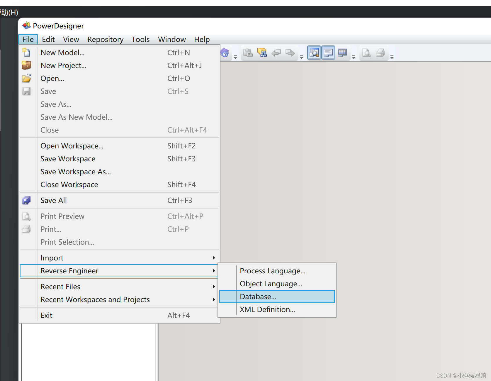PowerDesigner：pdm文件与sql文件互相转，数据库类型切换_pdm转sql-CSDN博客
