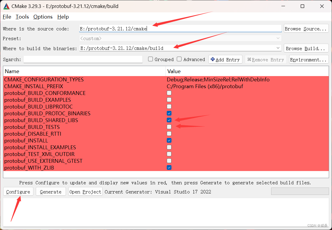 关于最新版本protobuf在Windows环境下编译失败的解决办法_windows10 protobif3.21编译-CSDN博客