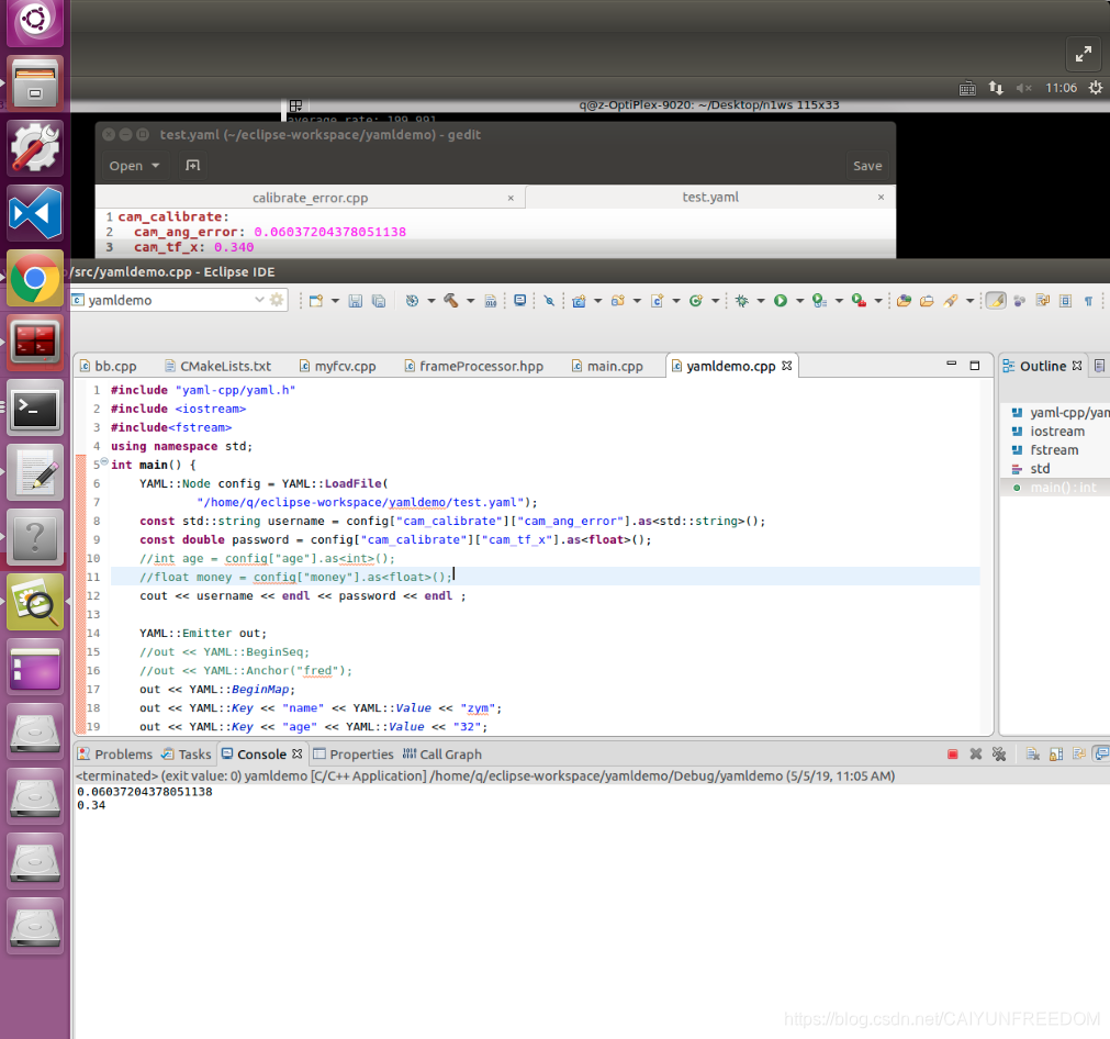 yaml-cpp 库 demo_yaml-cpp demo-CSDN博客