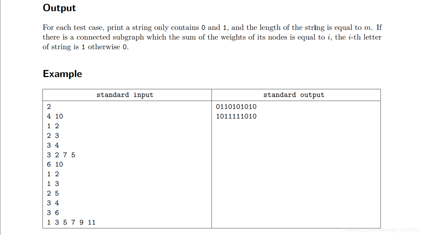 2017ccpc杭州 E. Master of Subgraph（点分治 + 树dp + bitset）_给定一棵 n 个结点的树,结点带权值。 请对于每个结点求出距离它不超过 k 的所有结 ...