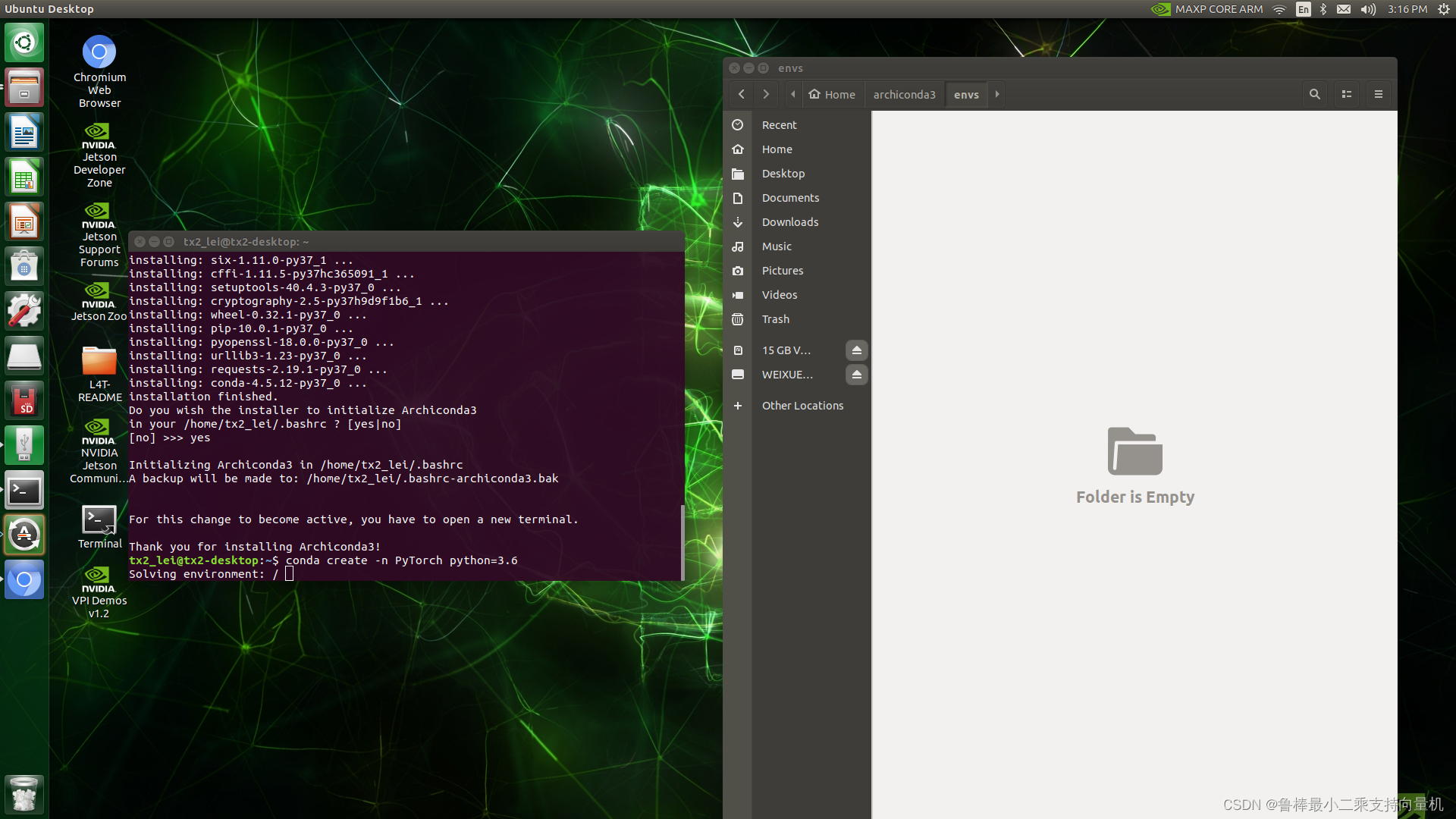 【玩转Jetson TX2 NX】（十）TX2 NX 安装Archiconda3+创建pytorch环境（详细教程+错误解决）-CSDN博客