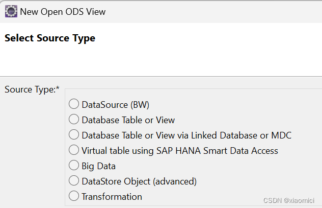 拆解Open ODS View和HANA Composite Provider-CSDN博客