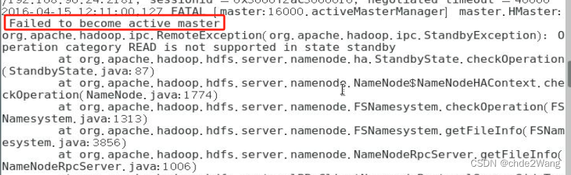 hbase启动错误-local host is“master:XXXX“ destination is:master-CSDN博客