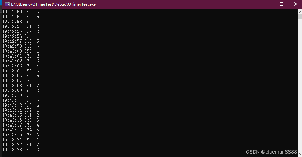 QT中QTimer的循环时间与槽函数执行时间以及在事件循环中触发，不同时间的结果分析_qtimer 循环-CSDN博客