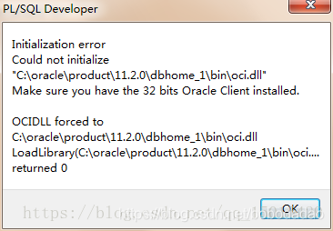 安装PLSQL Developer 13 (64 bit)登录数据库提示returned 0_ocidll forced to return 0-CSDN博客