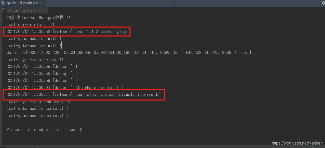 Leaf-Server官方教程：Leaf安装搭建与模块运行 (二)_leaf 教程-CSDN博客