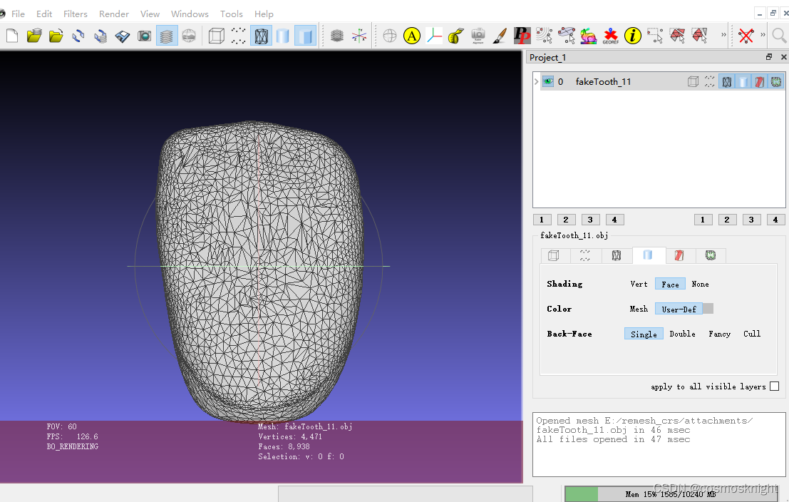 用PyMeshLab执行从MeshLab中导出的过滤器脚本(.mlx)功能-CSDN博客