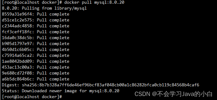 Docker安装mysql8_docker 安装mysql8-CSDN博客