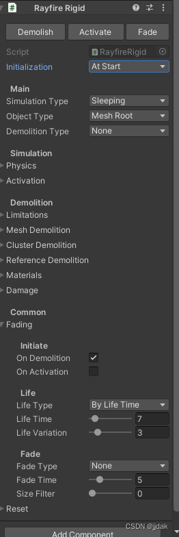 RayFire for Unity制作一个可以被击碎的岩石-CSDN博客