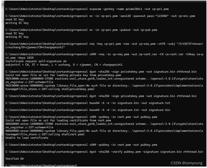 证书和签名的使用步骤_cert.pem-CSDN博客