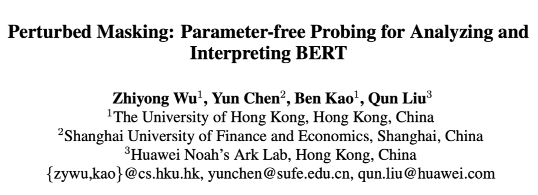 Perturbed Masking：和参数无关的预训练模型分析方法-CSDN博客