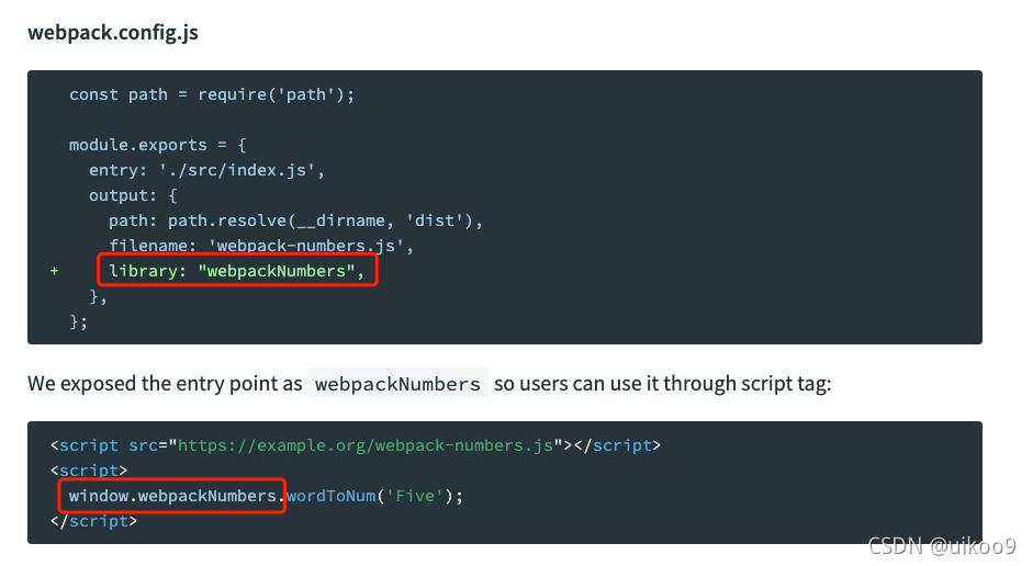 webpack手册-07-Authoring Libraries_webpackuniversalmoduledefinition-CSDN博客