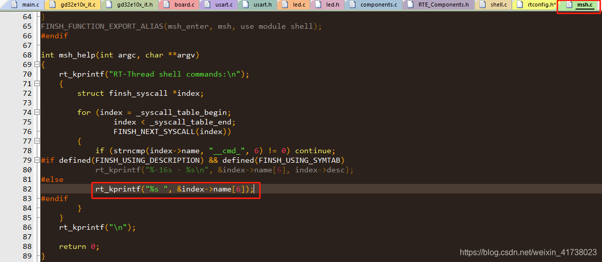 RT-Thread：RT-Thread Nano添加shell_rtthread shell-CSDN博客