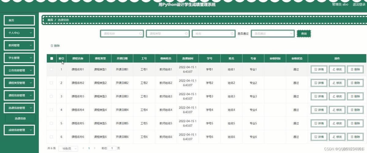 Python编写一个简单的学生成绩管理程序建立一个学生成绩程序pytion Csdn博客