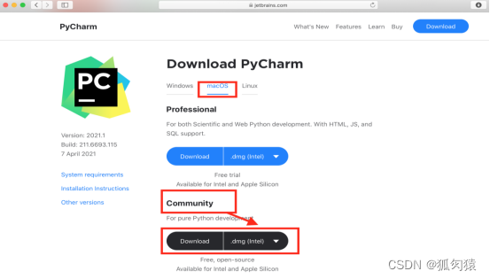Mac安装python环境&pycharm_pycharm mac-CSDN博客
