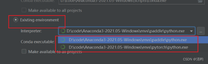 pycharm配置anaconda的python.exe_pycharm 怎么选择annaconda里面包对应的exe-CSDN博客