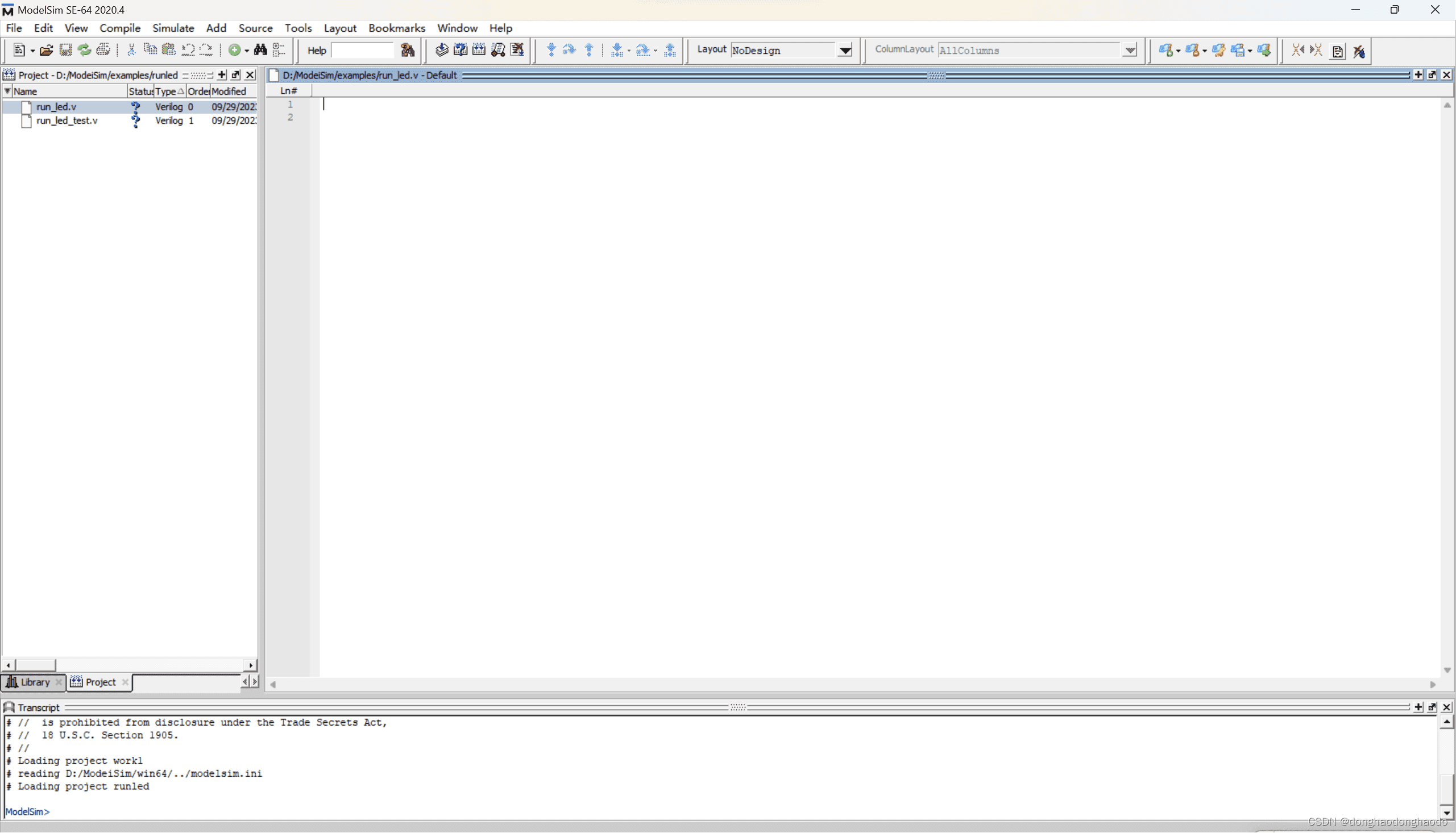 Modelsim入门教程_modelsim 怎么打开project-CSDN博客