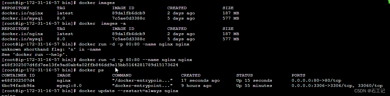 linux(centos) docker 安装 nginx_centos docker 安装nginx-CSDN博客