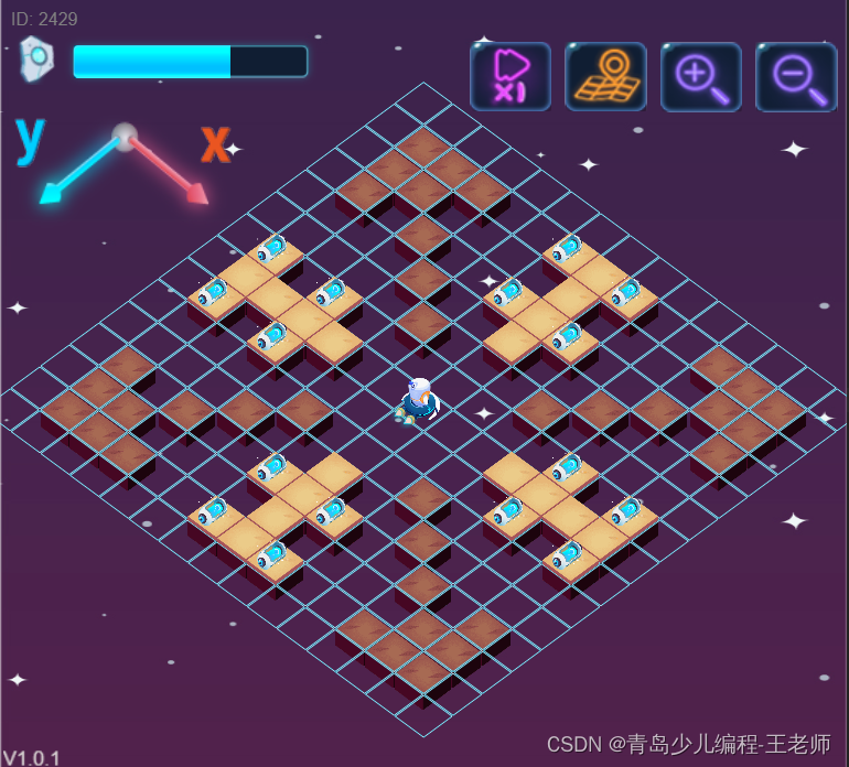 ICode国际青少年编程竞赛- Python-4级训练场-嵌套for循环入门_icode4级训练场嵌套for循环入门解法大全-CSDN博客