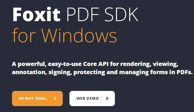 Foxit PDF SDK 8.3.1 for Windows (C++ Library)_foxit pdf sdk zip for ...