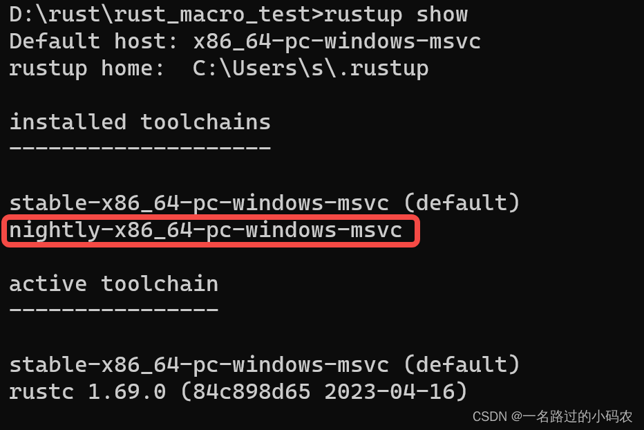 rust cargo expand报错_this cargo does not support nightly features, but -CSDN博客