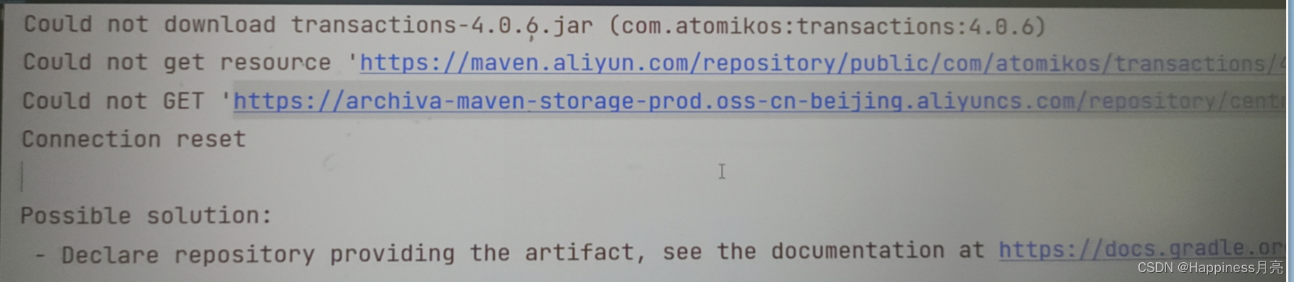 Could not download xxx.jar的解决办法_could not download jackson-module ...