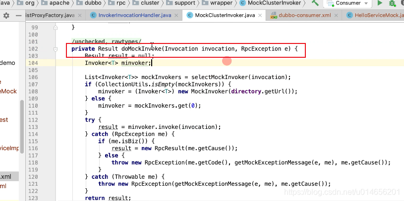 dubbo 服务调用与容错，服务降级，负载均衡源码_dubbo:method属性 oninvoke-CSDN博客