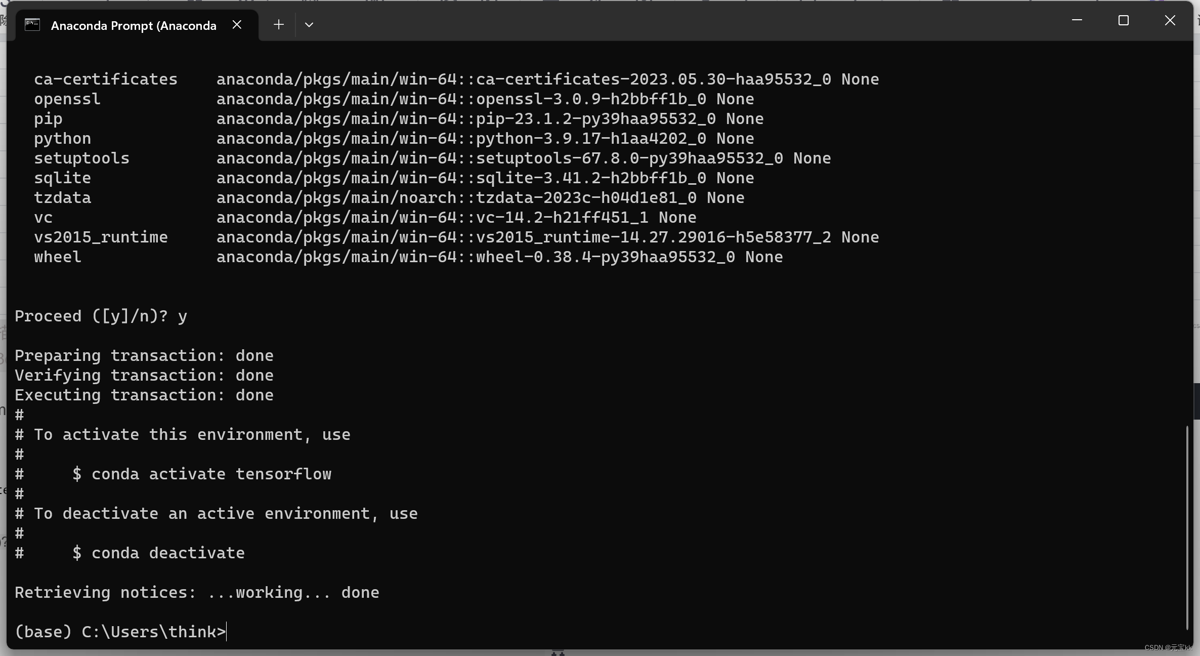 windows环境下Tensorflow环境搭建（CPU版）_tensorflow cpu-CSDN博客