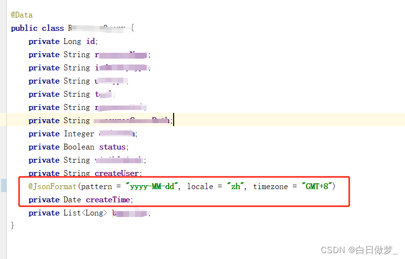 Springboot返回给前端的日期变成时间戳问题处理springboot Date类型返回给前端变成时间戳 Csdn博客 