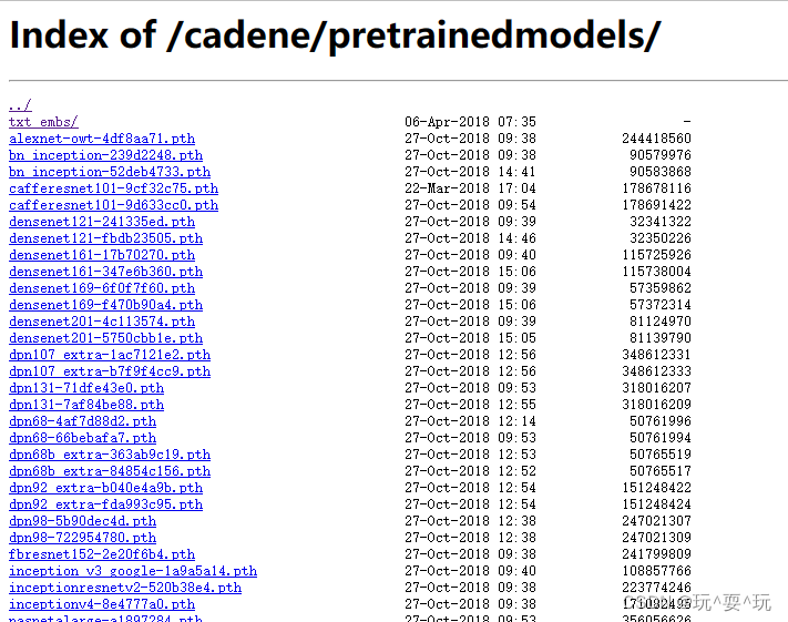 深度学习pytorch资源集合_预训练权重下载-CSDN博客